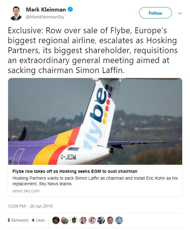 The Landing of Flybe